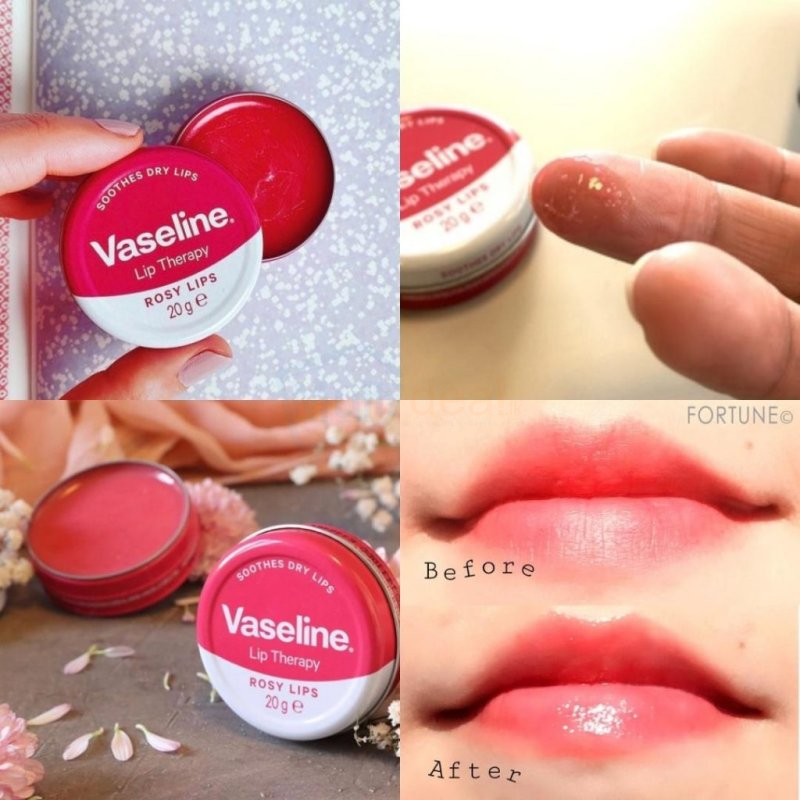 Vaseline Lip Therapy Rosy Lips 20g | Nourishing Balm For Soft And Beautiful Lips (Vaseline Lip ...