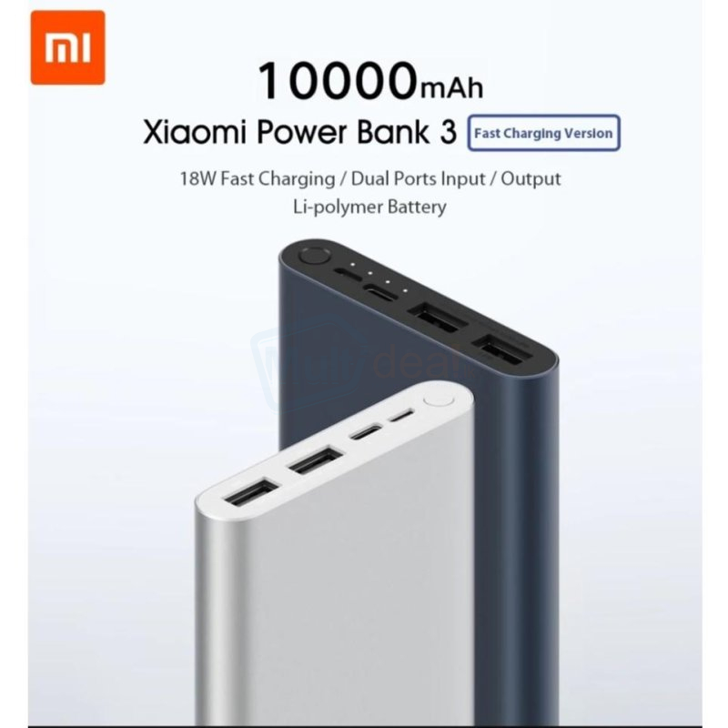 Mi POWER BANK 3 10000 mah (FAST CHARGING) - Best price in Sri Lanka